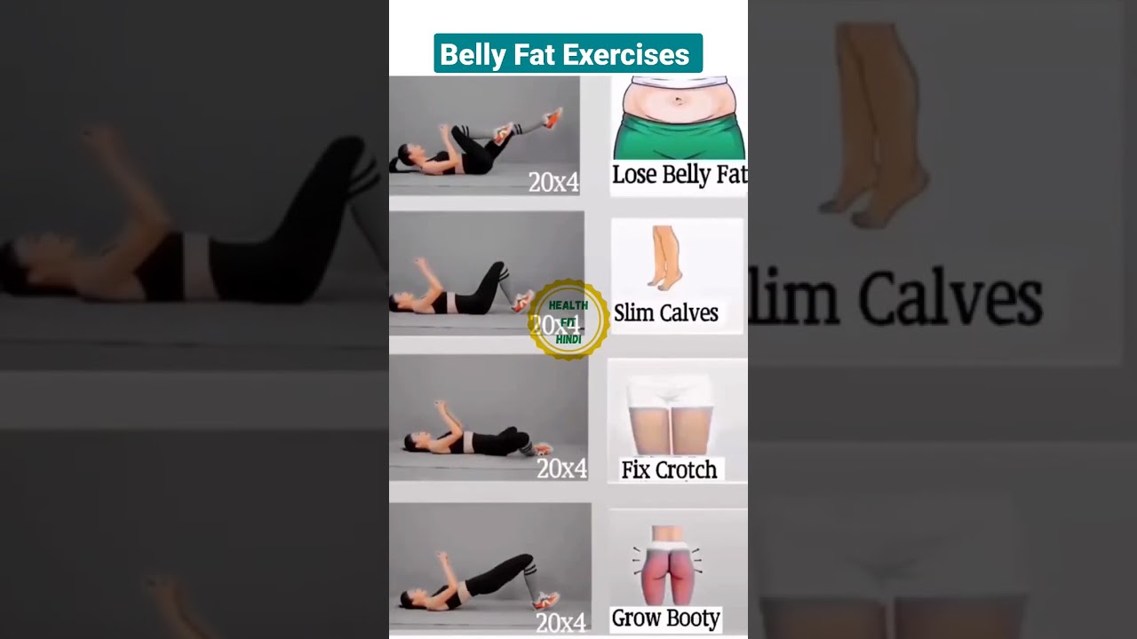 Best Belly Fat Exercises For Women At Home - YL Fitness Plus