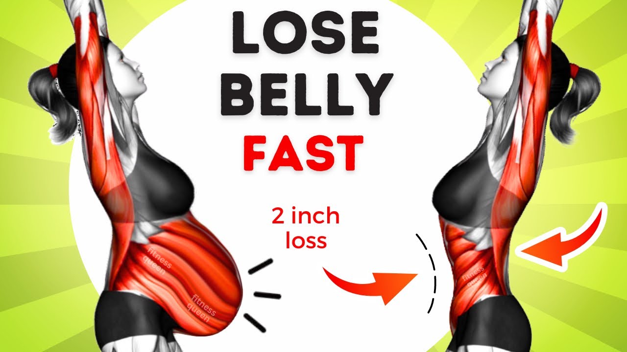 30-Minute STANDING Ab Exercises To Flatten HANGING BELLY FAT and LOSE ...